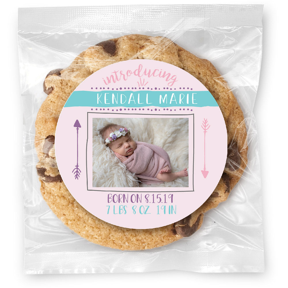 Introducing Baby Photo Girl - Gourmet Cookie w/ Full Color Personalize ...