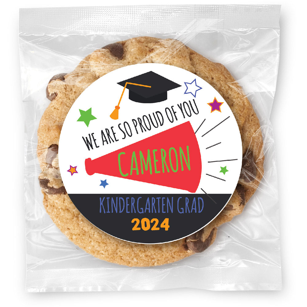 Megaphone Proud of You Young Grad - Gourmet Cookie w/ Full Color Perso ...