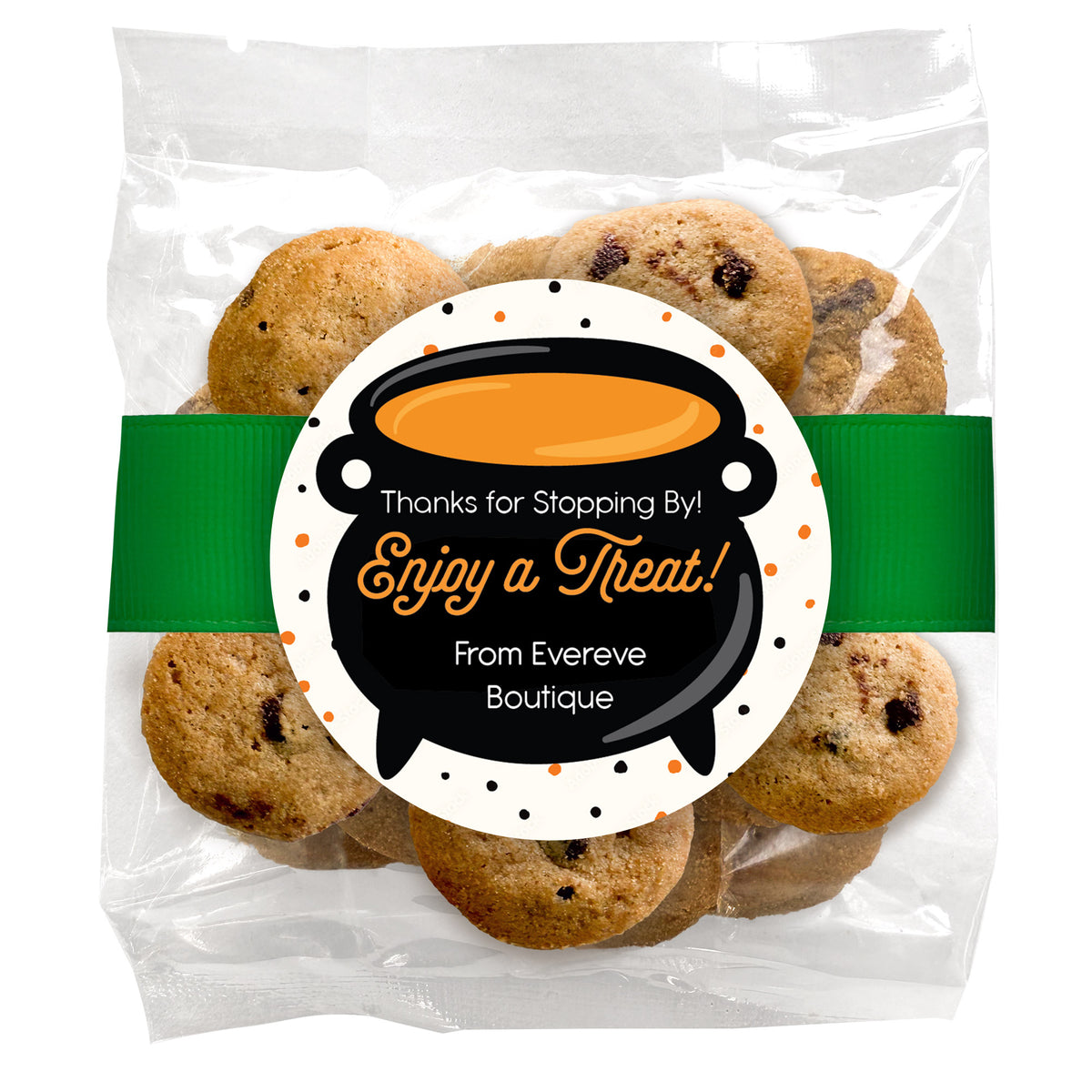 Bite-Sized Chocolate Chip Cookies (2 oz., approx. 16 cookies) W/ Full ...