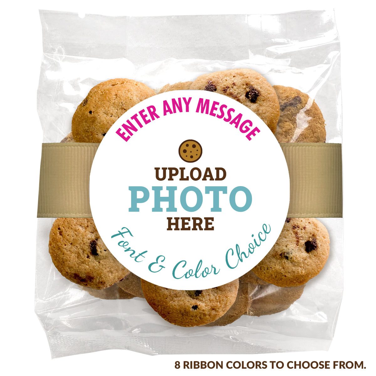 Bite-Sized Chocolate Chip Cookies (2 oz., approx. 16 cookies) W/ Full ...