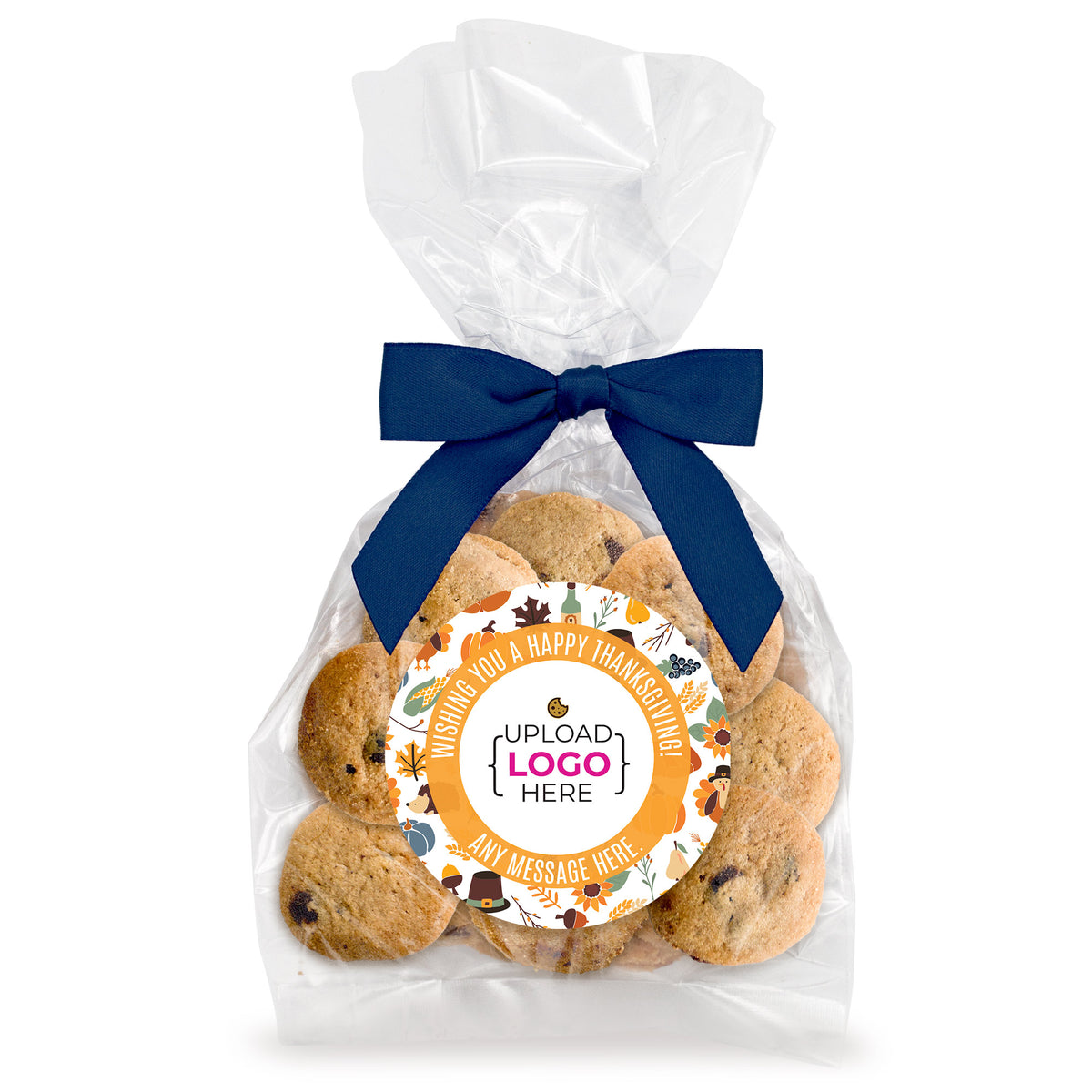 Bite-Sized Chocolate Chip Cookies (3 oz., approx. 24 cookies) W/ Full ...