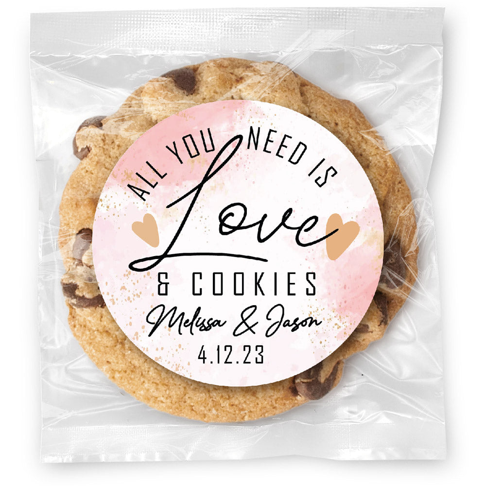 All You Need is Love - Gourmet Cookie w/ Full Color Personalized stick ...