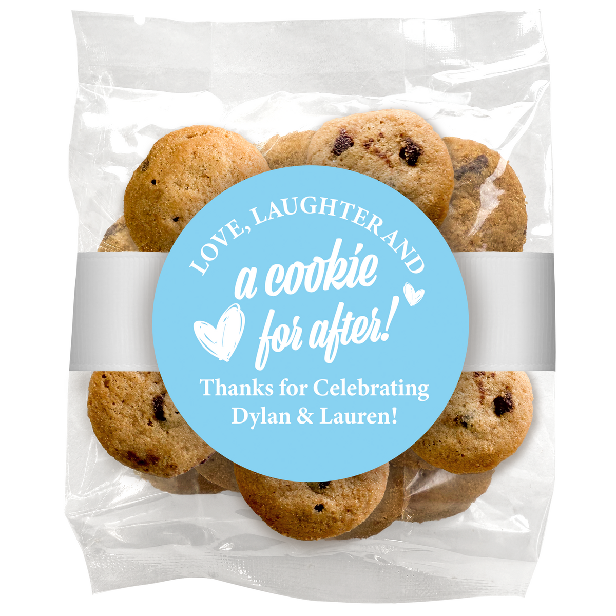 Bite-Sized Chocolate Chip Cookies (2 oz., approx. 16 cookies) W/ Full ...