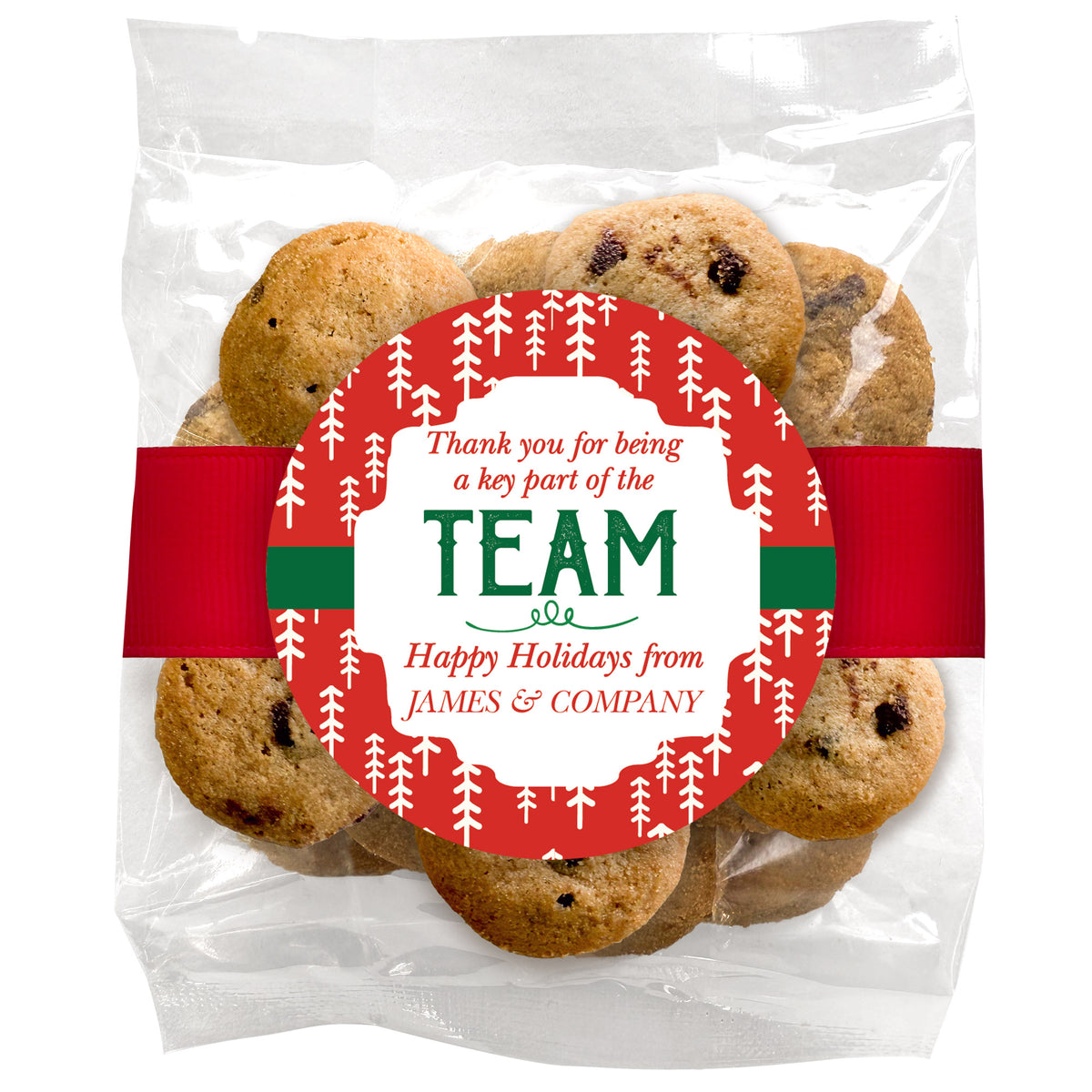 Bite-Sized Chocolate Chip Cookies (2 oz., approx. 16 cookies) W/ Full ...
