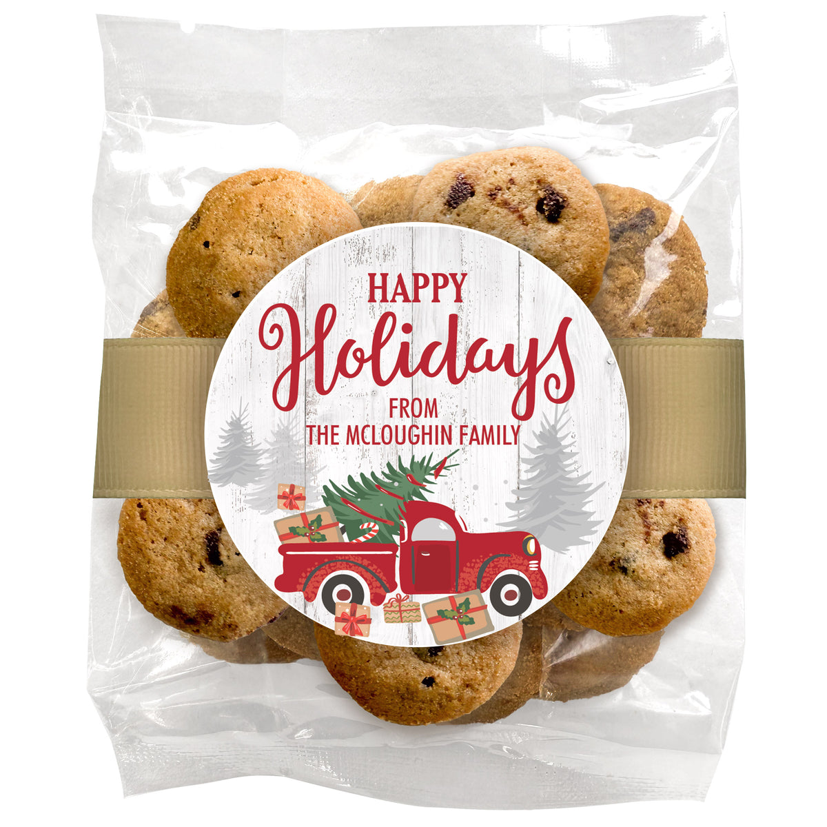 Bite-Sized Chocolate Chip Cookies (2 oz., approx. 16 cookies) W/ Full ...