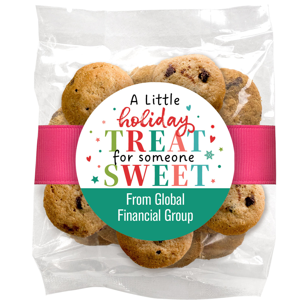 Bite-Sized Chocolate Chip Cookies (2 oz., approx. 16 cookies) W/ Full ...