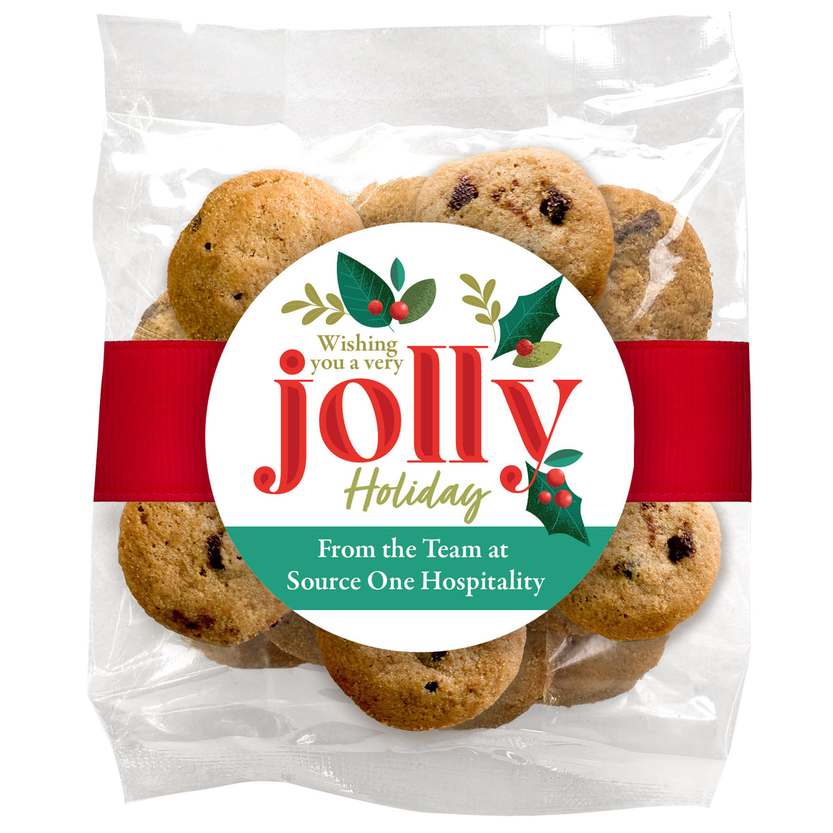 Bite-Sized Chocolate Chip Cookies (2 oz., approx. 16 cookies) W/ Full ...