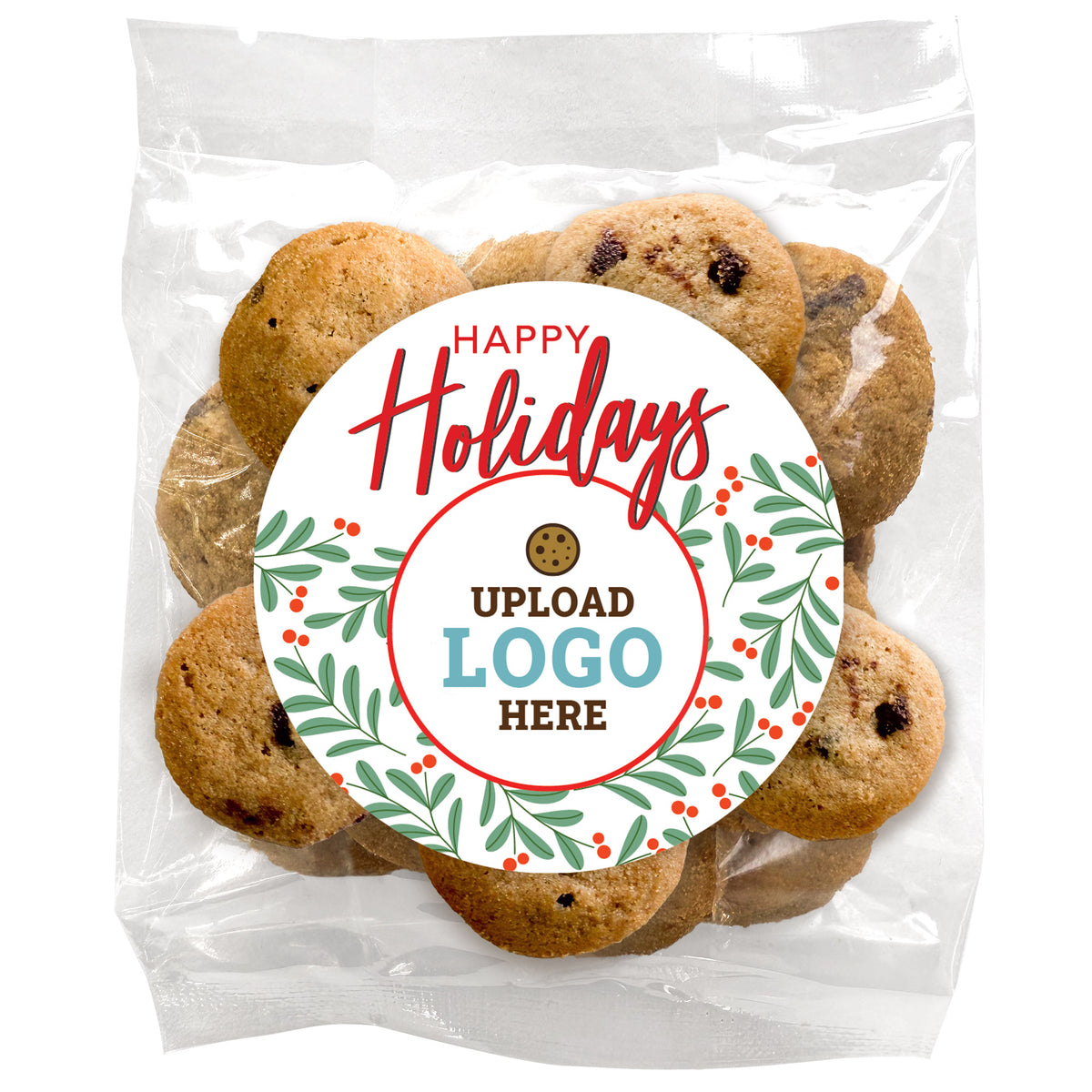 Bite-Sized Chocolate Chip Cookies (2 oz., approx. 16 cookies) W/ Full ...